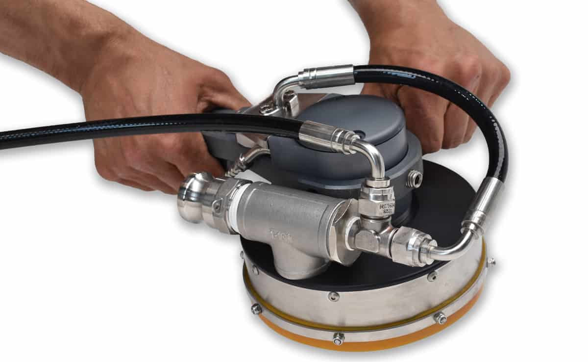 Waterhydraulic Propeller Polisher with Vacuum Adapter for debris ...