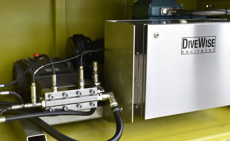 PRO Electric High Pressure Unit: 82 LPM at 310 bar, DNV container